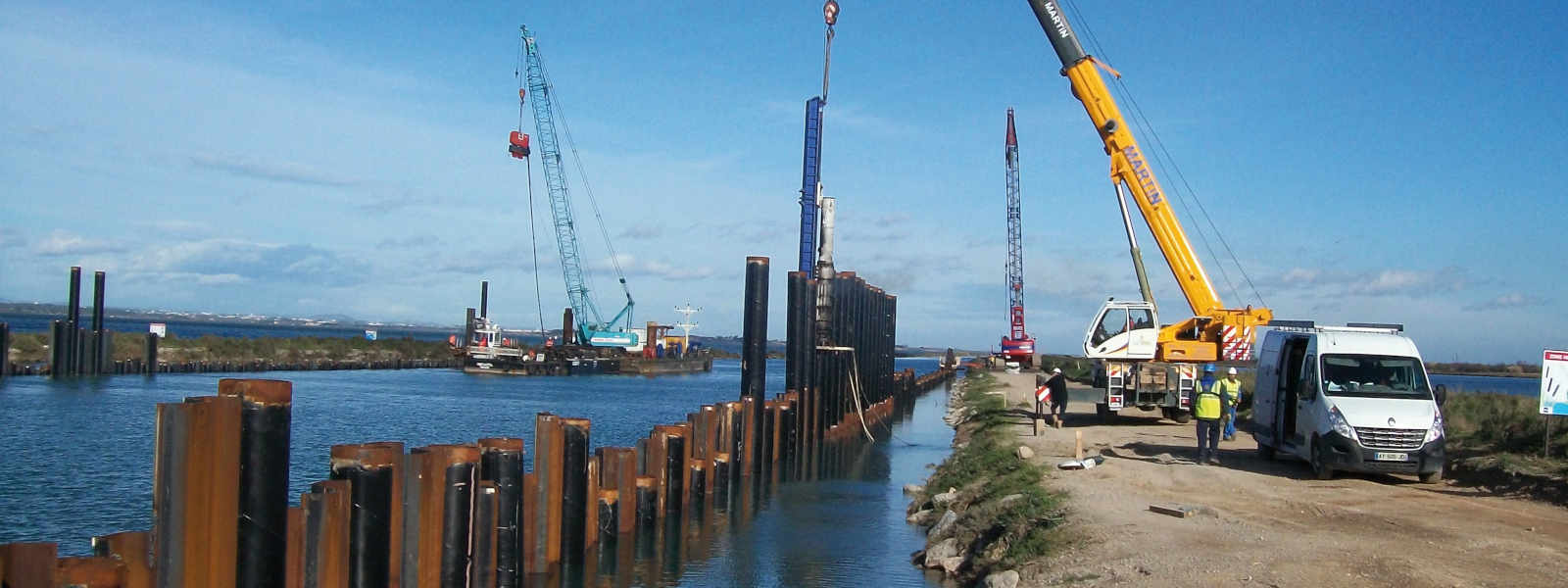 Rhône Canal Modernization, Sète, FR | 2012 | ArcelorMittal Sheet Piling