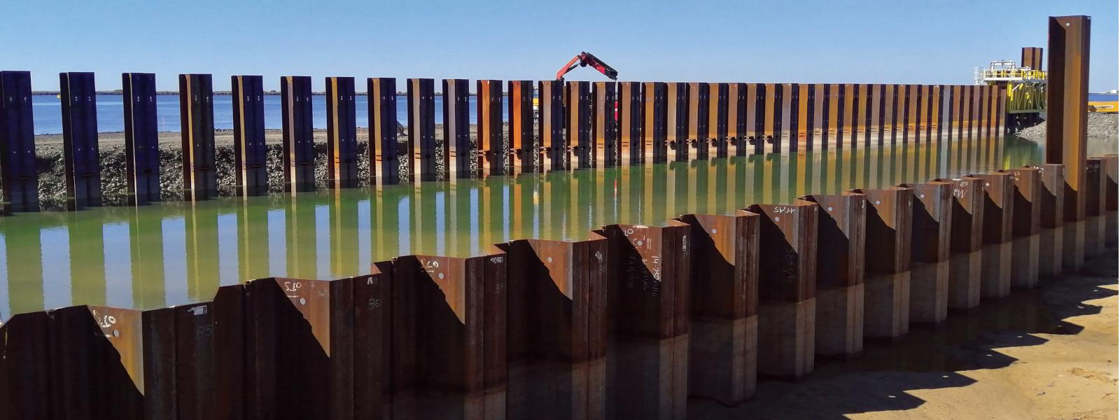 South extension of Port of Huelva, SP | 2022 | ArcelorMittal Sheet Piling