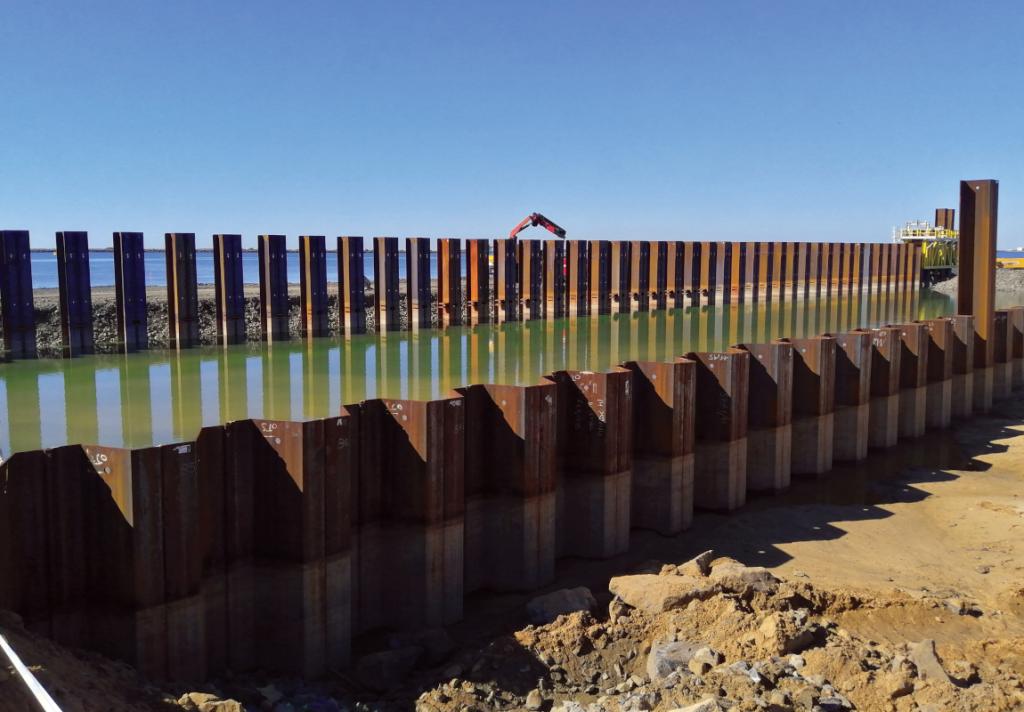 South extension of Port of Huelva, SP | 2022 | ArcelorMittal Sheet Piling